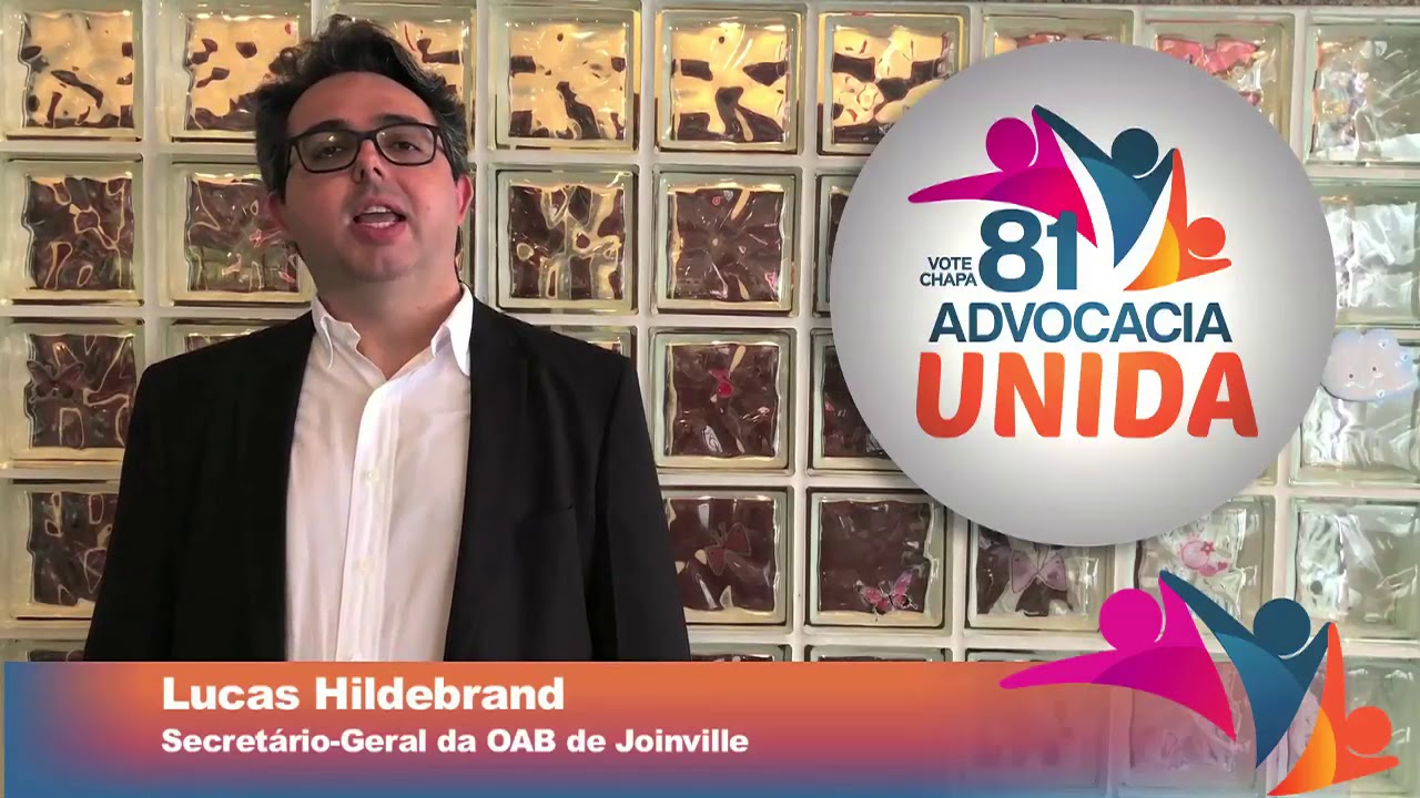 Lucas Hildebrand - Secretário-geral da OAB de Joinville - YouTube