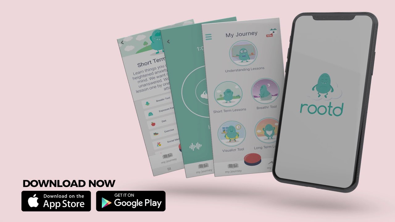 Rootd | Mobile App for Anxiety & Panic Attack Relief - YouTube