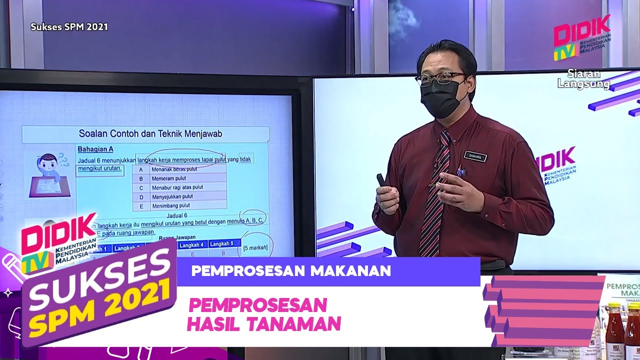Sukses SPM (2021) | Pemprosesan Makanan - Pemprosesan Hasil Tanaman ...