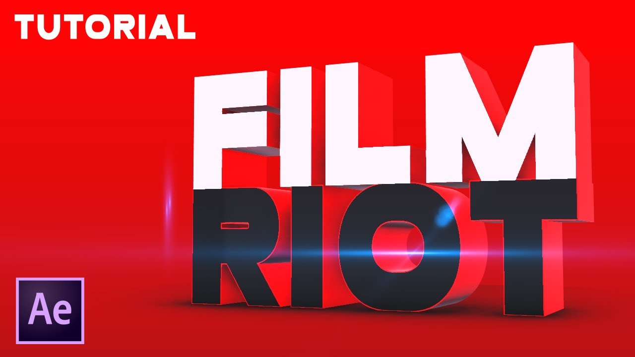 Film Riot Youtube Channel Logo in After Effects | Video Copilot Element ...