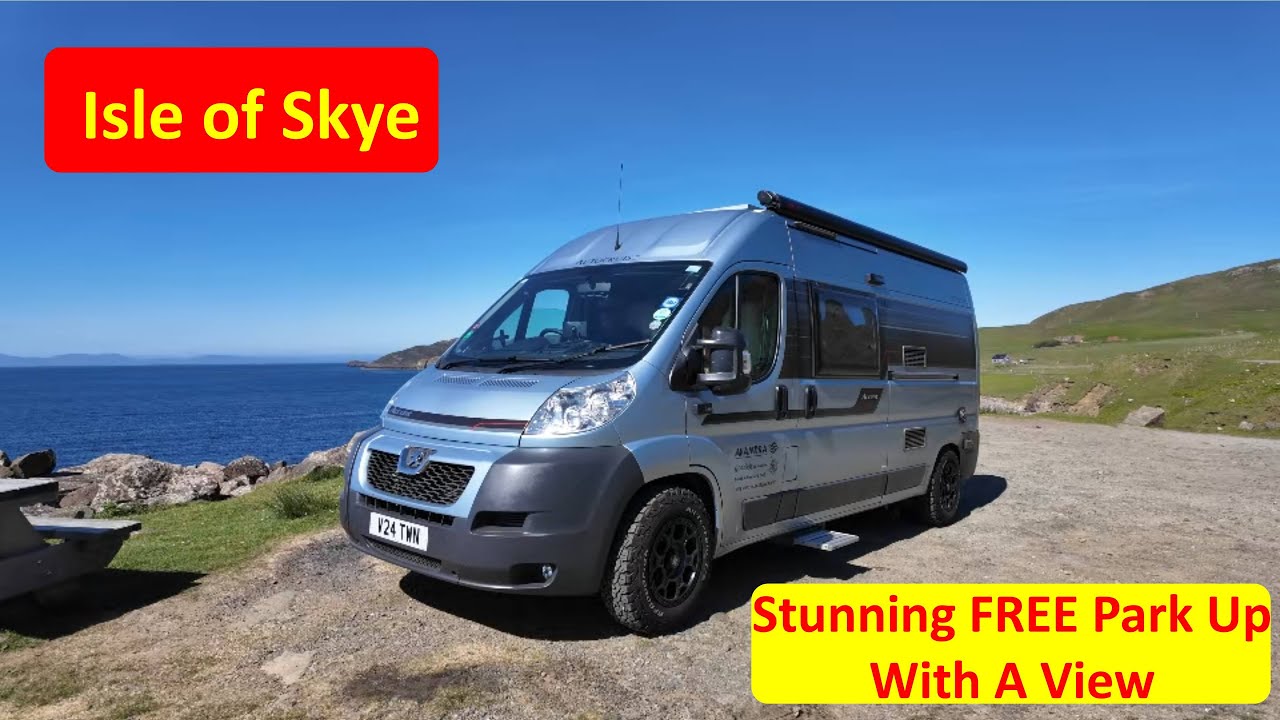 Isle of Skye Van Life | Portree & Epic Cliff Park up - YouTube