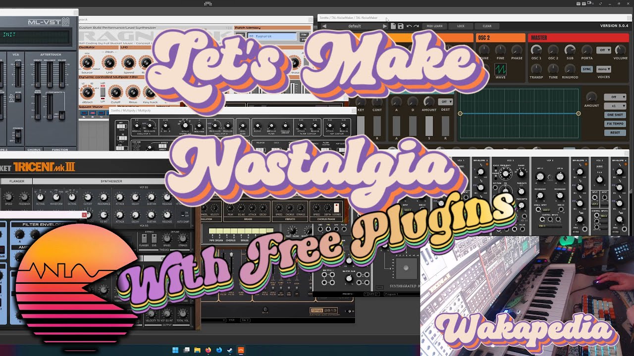[Side Quest] Let's Make Synthwave With 100% Free Plugins! #synthwave # ...