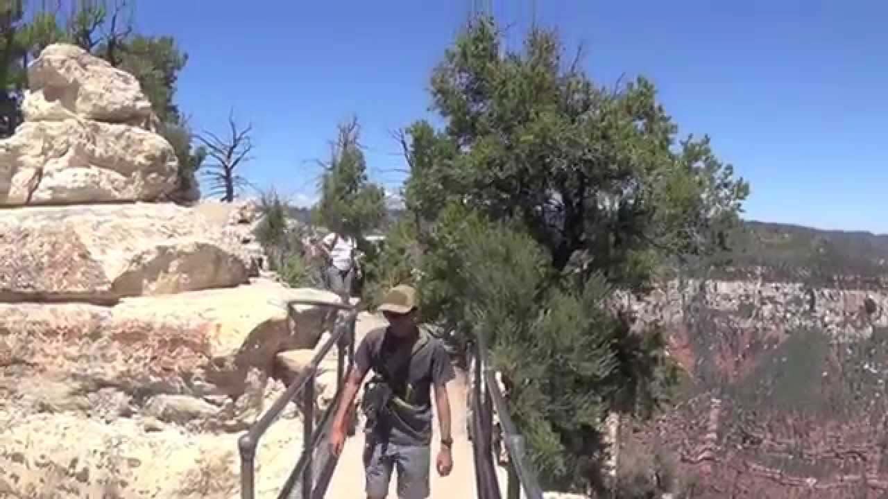 Easy Grand Canyon Hike- Bright Angel Point Trail - YouTube