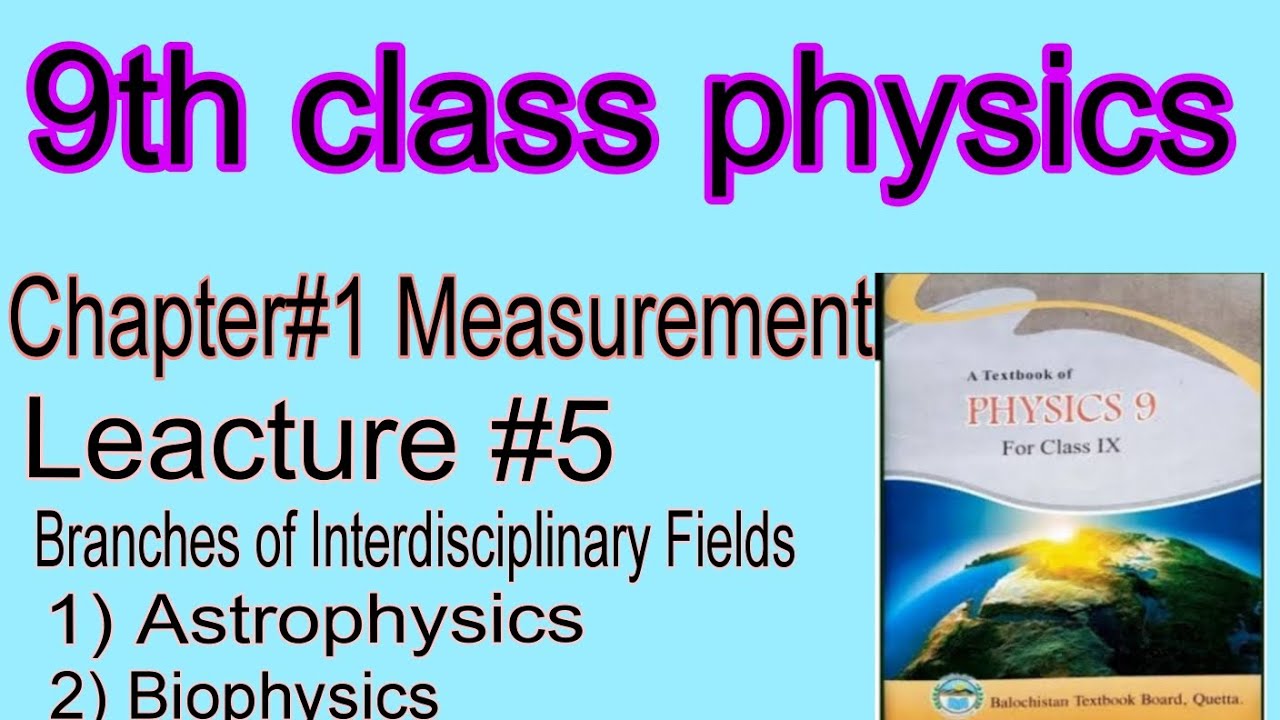 9th class physics/Chapter#1/Leacture#5/Balochistan board - YouTube