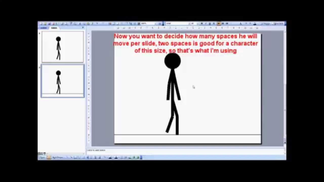 Powerpoint Animation Tutorial: Walking - YouTube