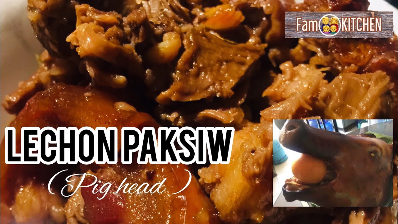 Lechon Paksiw | Left over Pig head Lechon | Mama’s recipe - YouTube