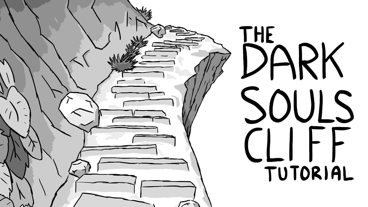 the dark souls cliff tutorial - YouTube