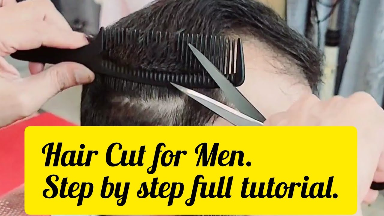 Hair Cut for men. Full tutorial step-by-step. #haircut #hairstyle # ...