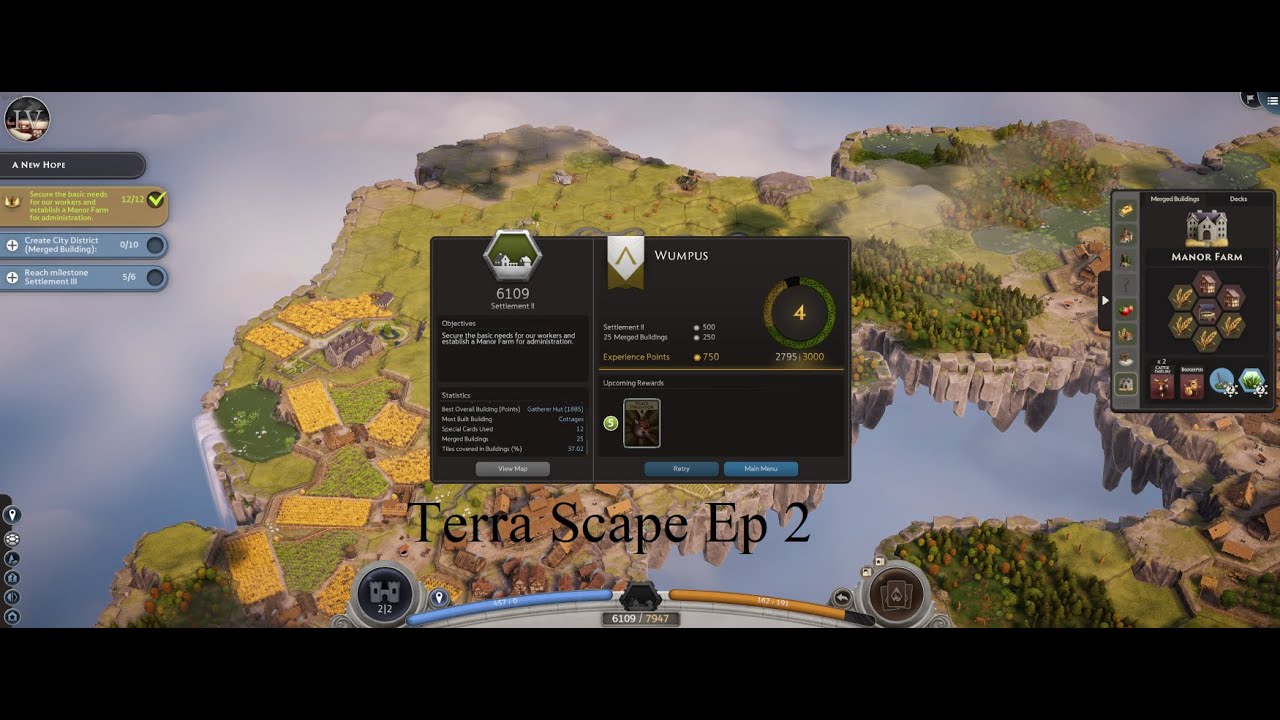 Cozy Saturday Terra Scape Lets Play Ep 2 - YouTube