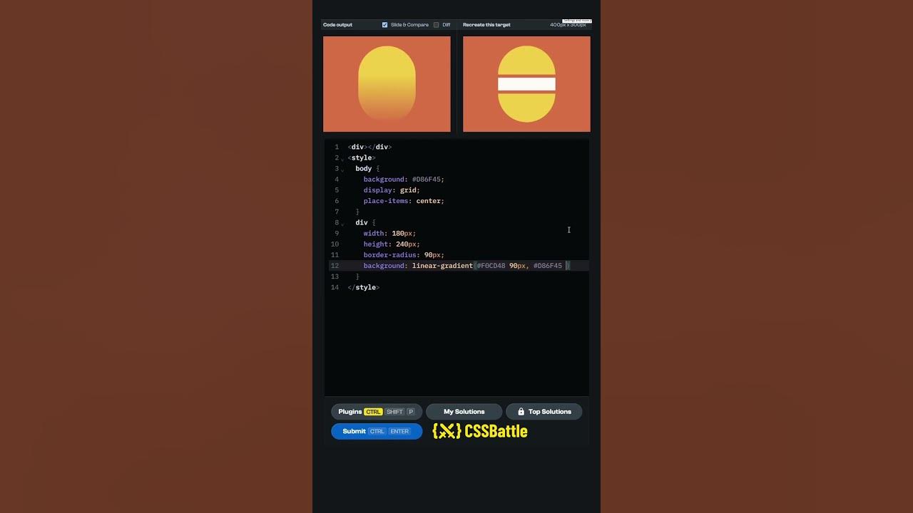 Css Battle Daily Targets September 3 Solution Cssbattle Codingshorts Coding Css Challenge