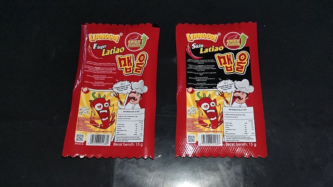 Review Produk #2887 : Lianggui Finger Latiao dan Skin Latiao - YouTube