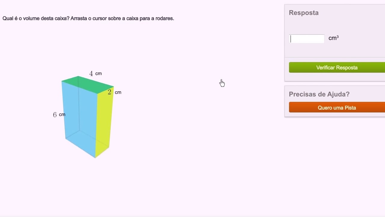 Planilha De Volume De Prisma Retangular