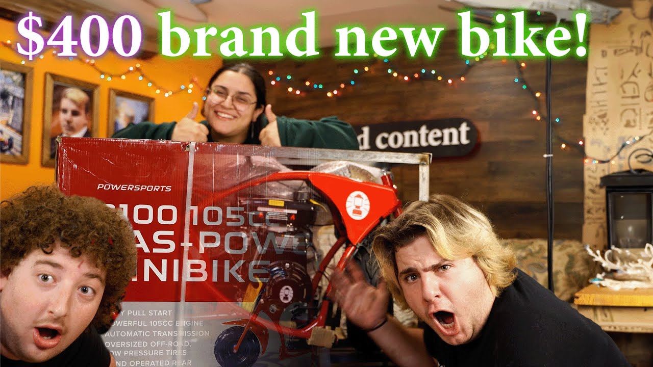 $400 BRAND NEW MINI BIKE UNBOXING AND FIRST RIDE | YEAR OF THE MINI ...