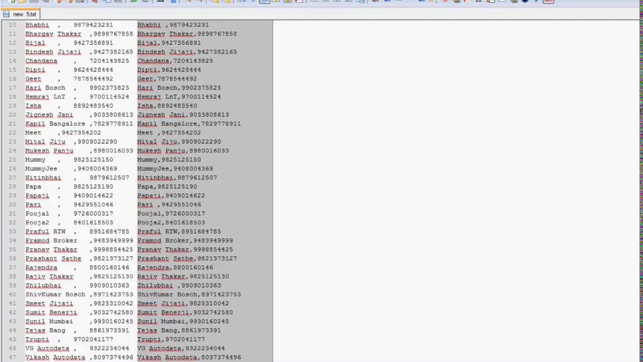 How To Cut Or Copy Text Vertically In Notepad Youtube