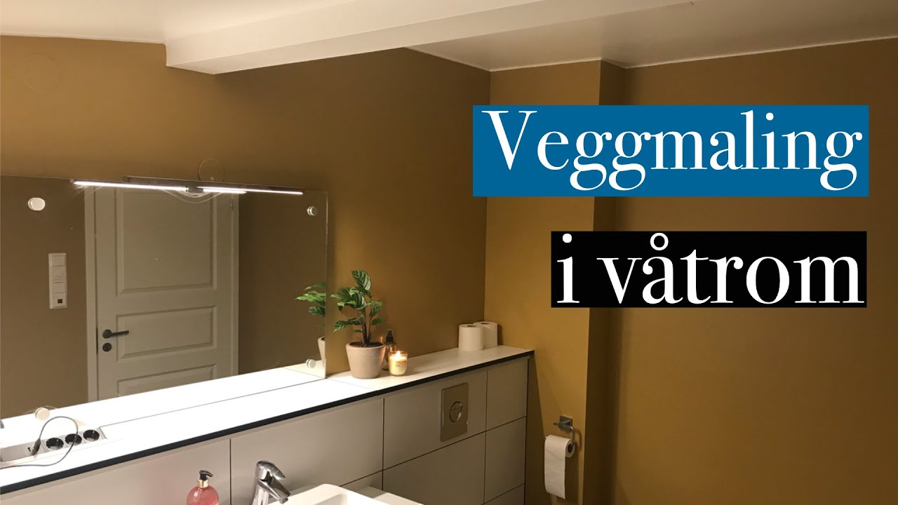 Maling av vegger på bad [Fremgangsmåte og fargeinspirasjon] - YouTube