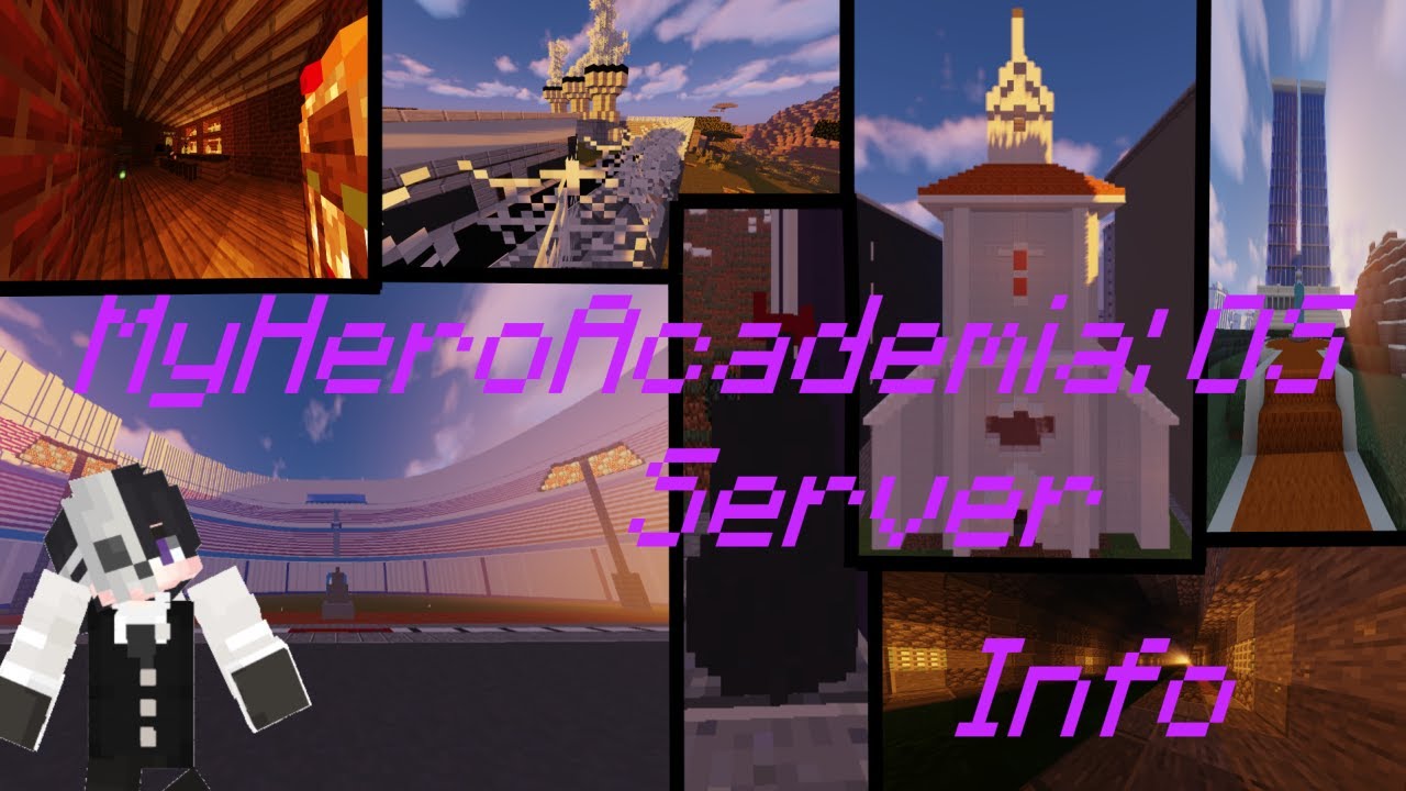 Minecraft MHA Mod Server info! MyHeroAcademia: OS - YouTube