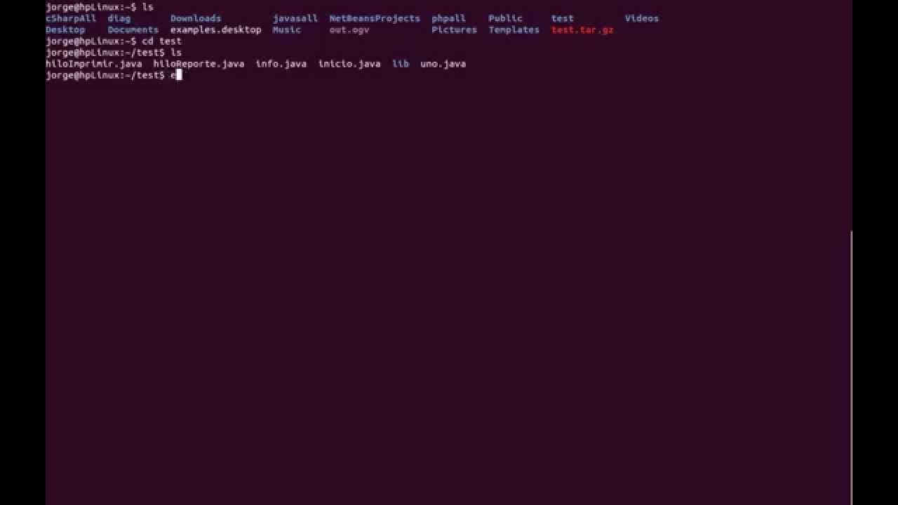 classpath linux .jar - YouTube