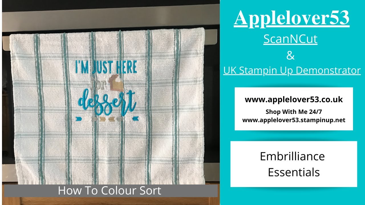 How To Colour Sort Using Embrilliance Essentials - YouTube