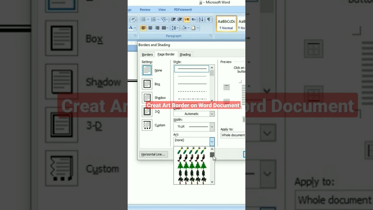 Creat Art Border On Word Document Art Border Shorts YouTube Creat Art Border On Word Document Art Border Shorts YouTube