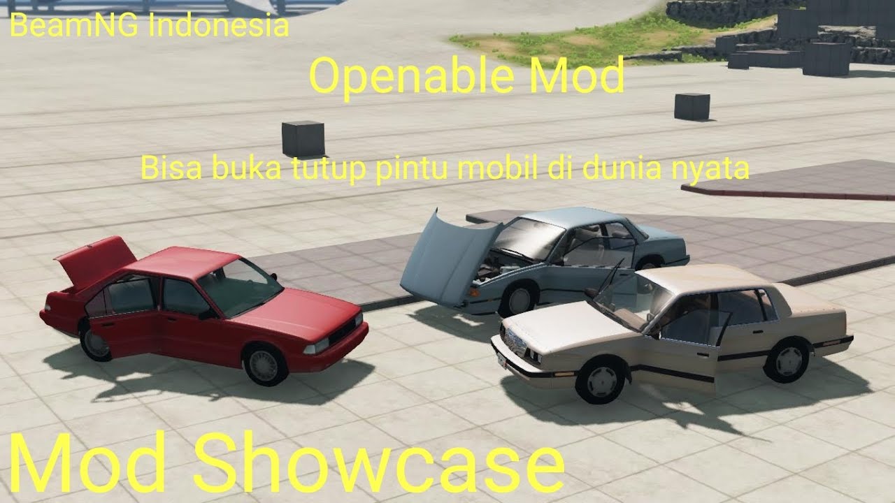 BeamNG Mod Showcase: Openable Mod | BeamNG Indonesia - YouTube