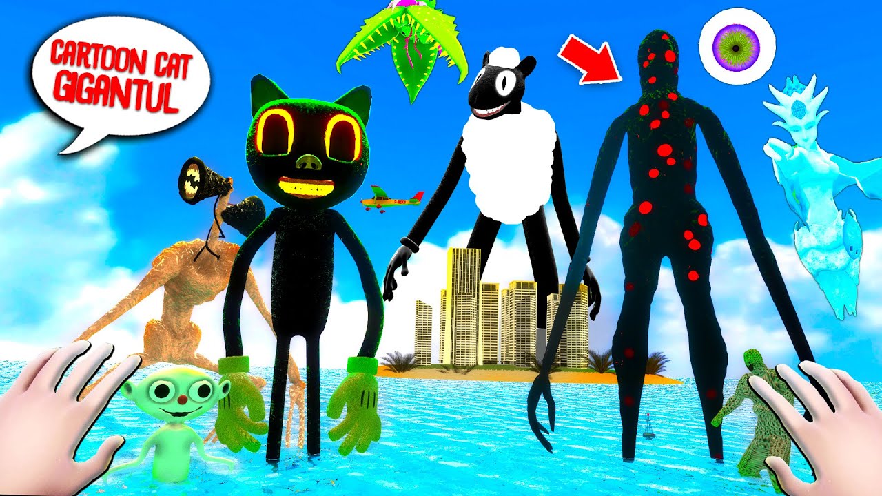 CARTOON CAT + GIGANTUL Rosu la 2 DIMINEATA! - YouTube