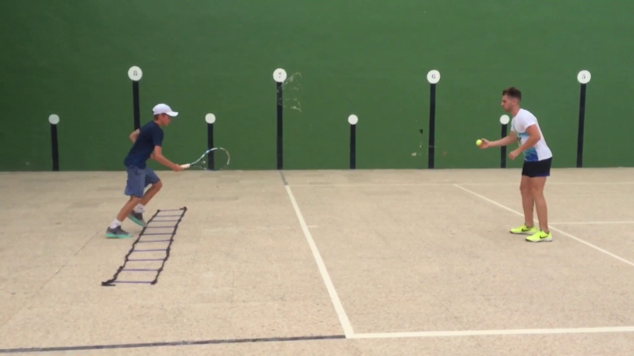 PREPARACIÓN FÍSICA Entrenando la velocidad de reacción con Gleb. Tennis ...