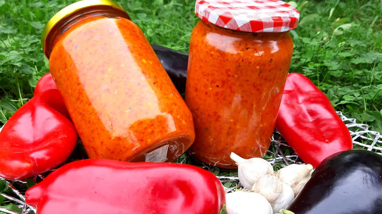 Domaći ajvar na starinski način - YouTube