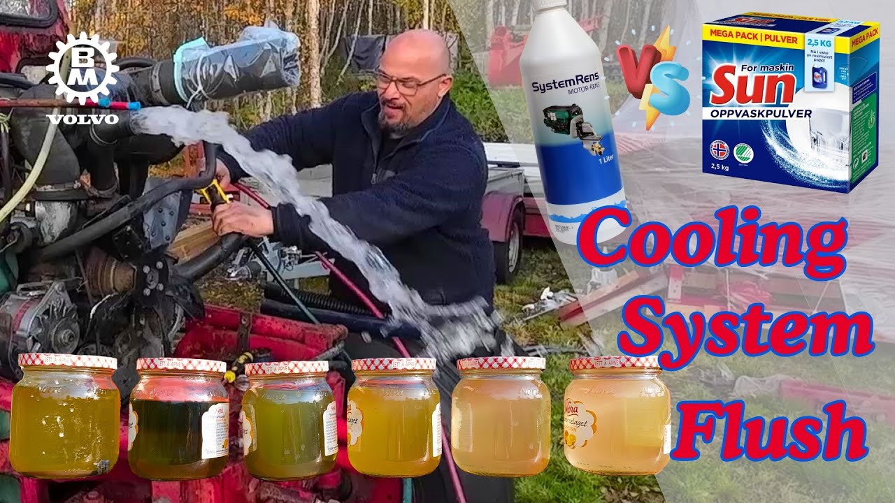 Volvo BM 500 - Flushing The Coolant System - YouTube