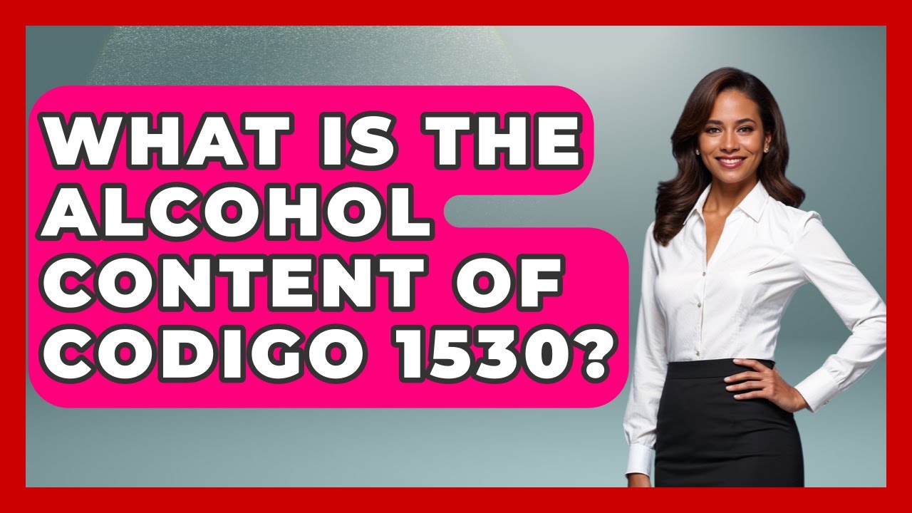 What Is The Alcohol Content Of Codigo 1530? - Magical Mexico Moments ...