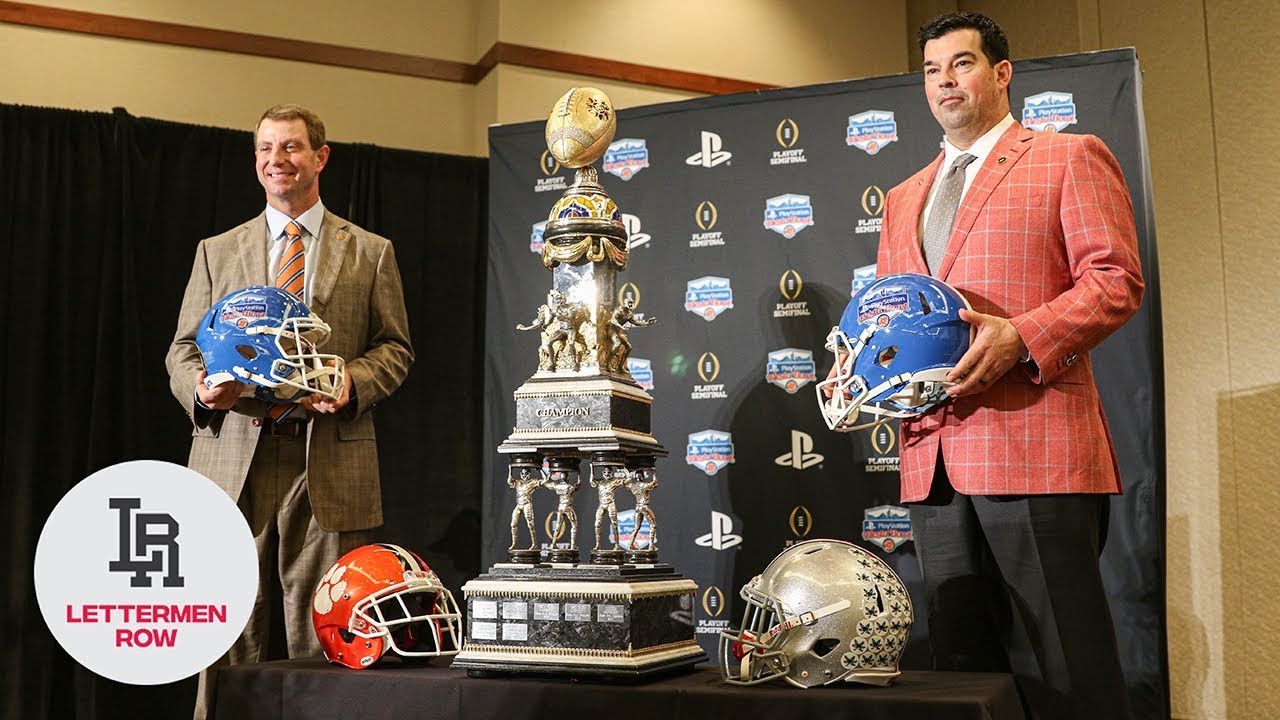 Fiesta Bowl: Ryan Day, Dabo Swinney give final CFP updates - YouTube