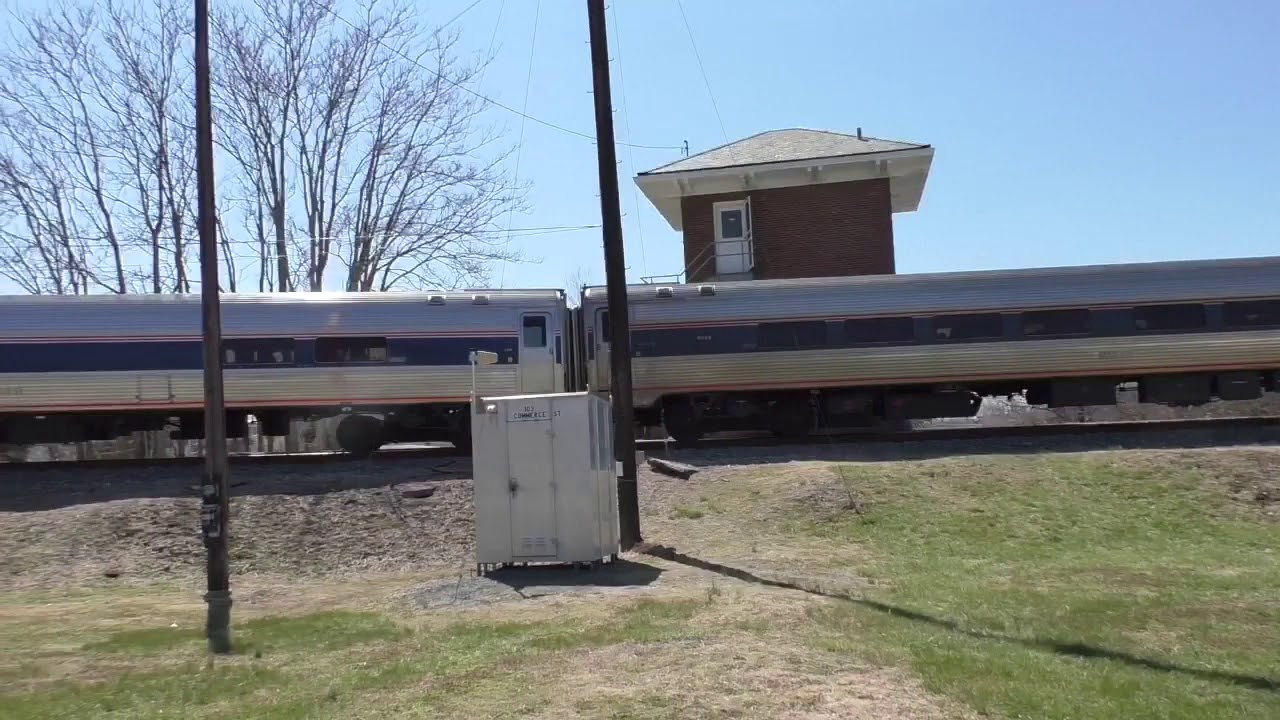 Amtrak Engine Number 77 in Orange, and the Chase Begins 3-25-18 - YouTube