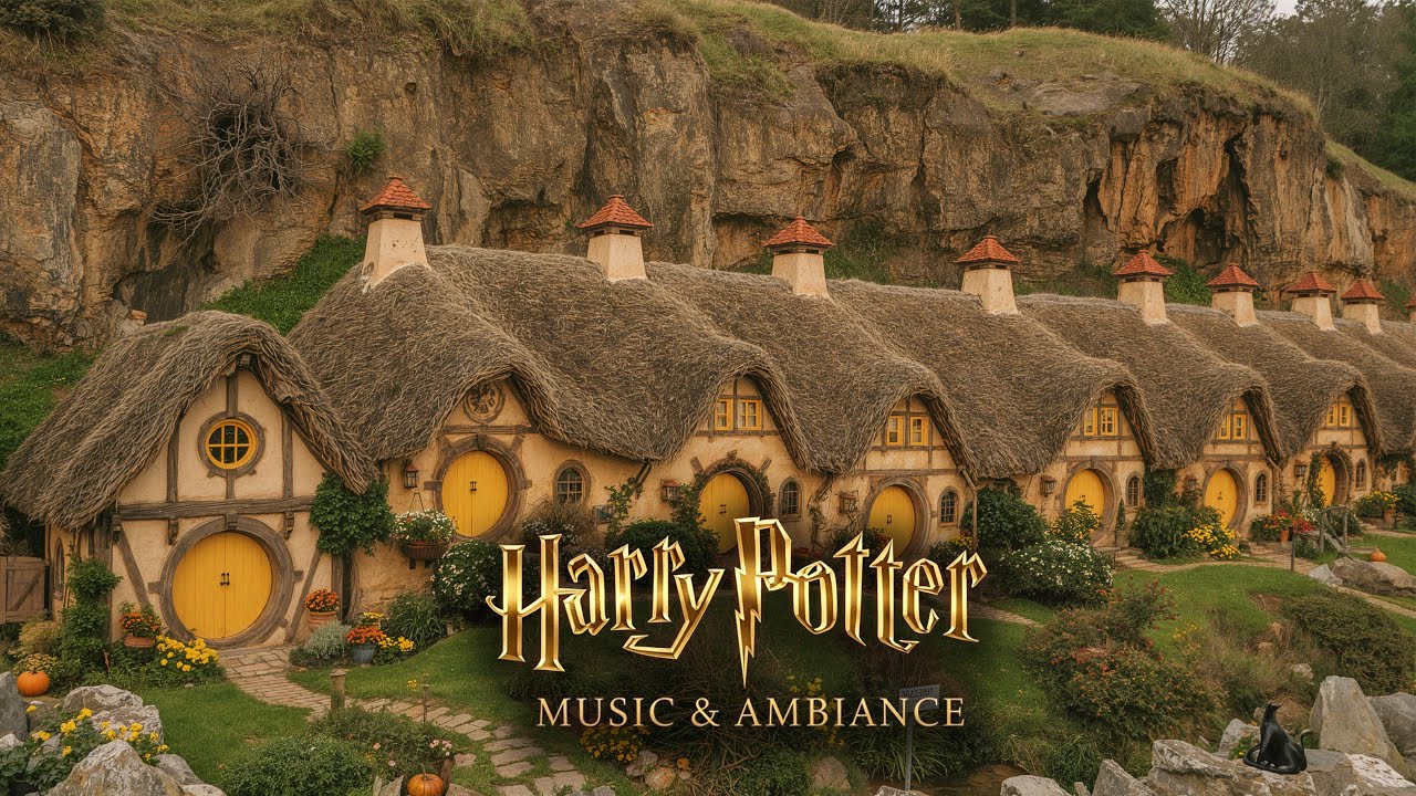 Morning in a Peaceful Wizard Village – 4K Harry Potter Ambience ...