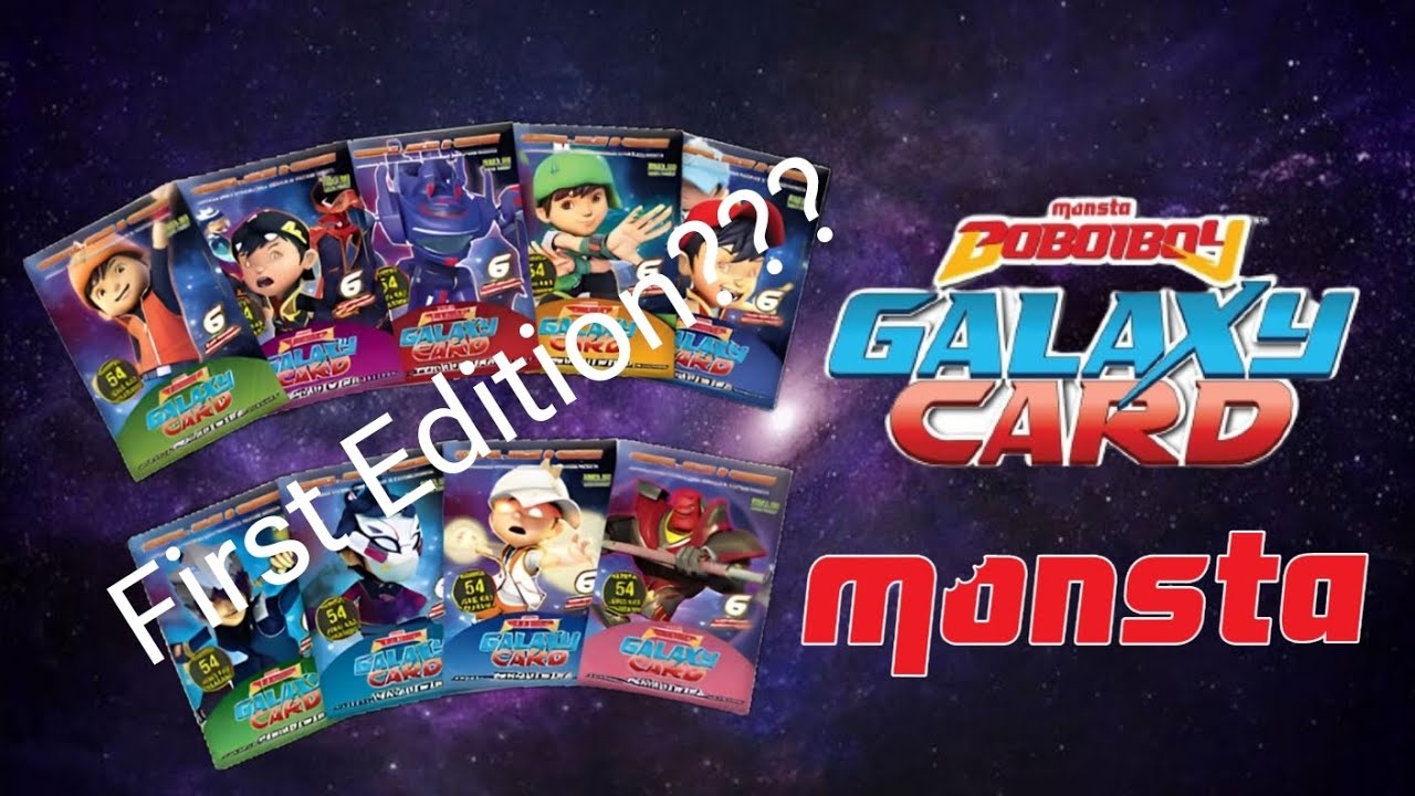 Unpack First Edition Kad Boboiboy Dari MONSTA - PEK ADIWIRA - YouTube