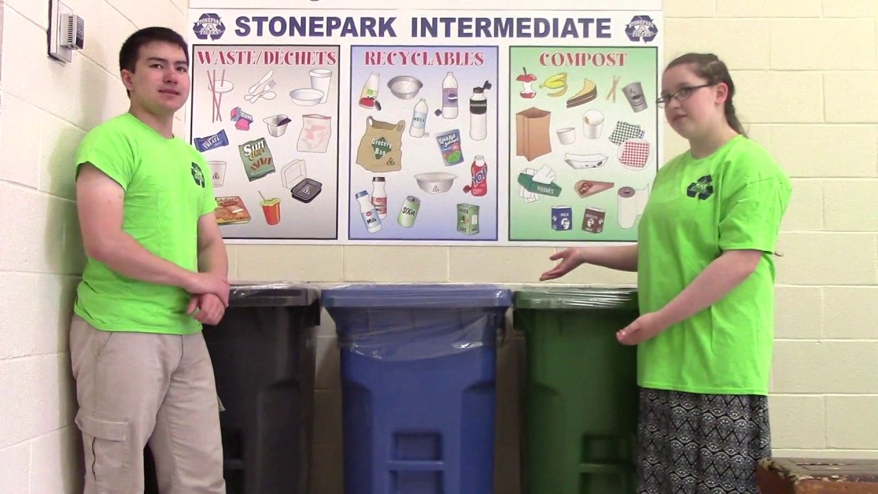Waste Watch Sorting At School - Stonepark Intermediate School Video ...
