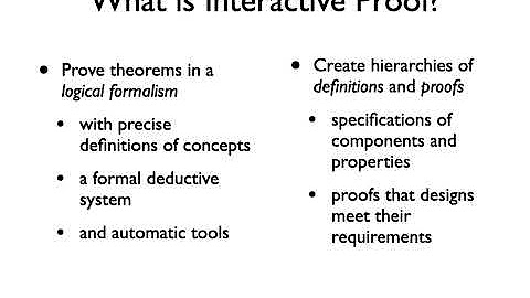 Interactive Formal Verification - YouTube
