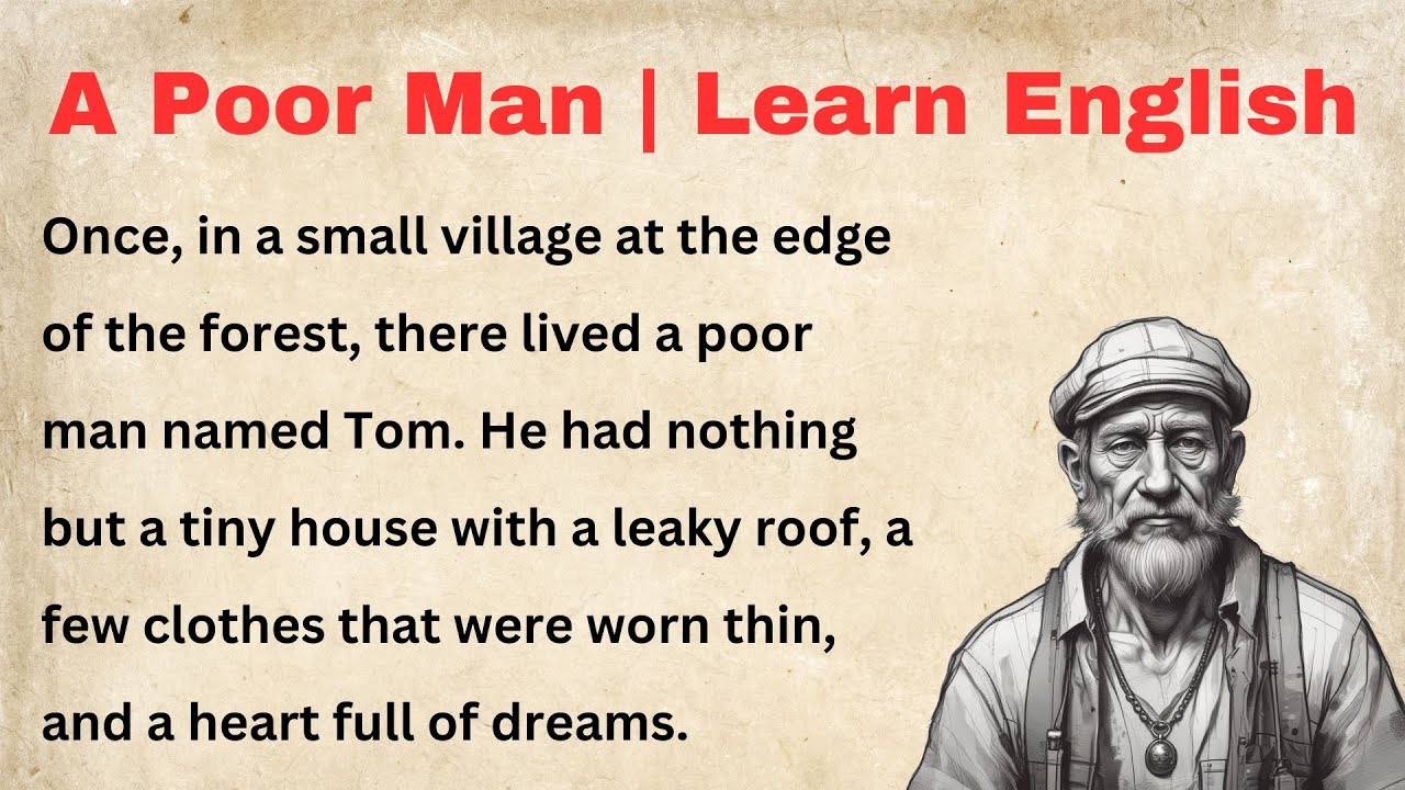 A Poor Man Learn English Through Stories Story for Listening - YouTube