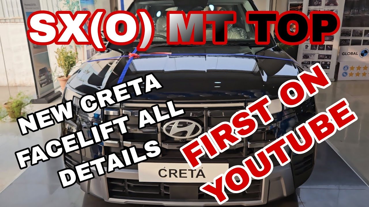 Creta New Model Facelift 2024 || Creta New Model 2024 || Creta Top ...