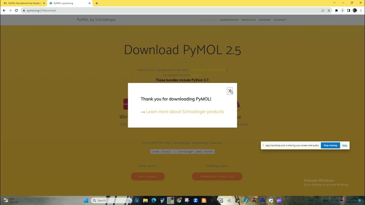 How to Download, Install & Activate PyMOL - YouTube