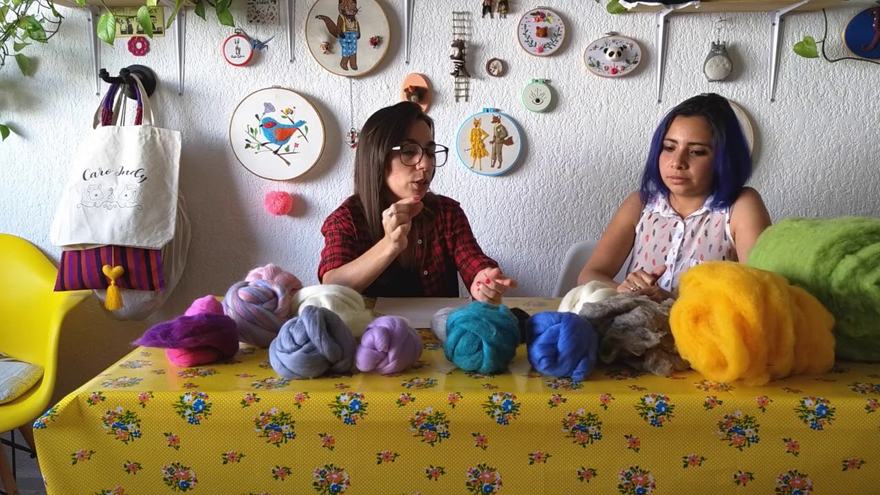Tipos de Vellones y cómo elegir el mejor para Needle Felting - YouTube