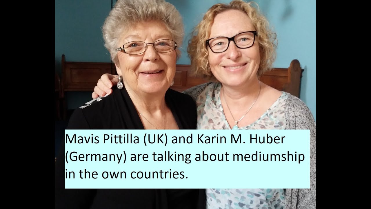 Mavis Pittilla (UK) and Karin M. Huber (Germany) are talking about ...