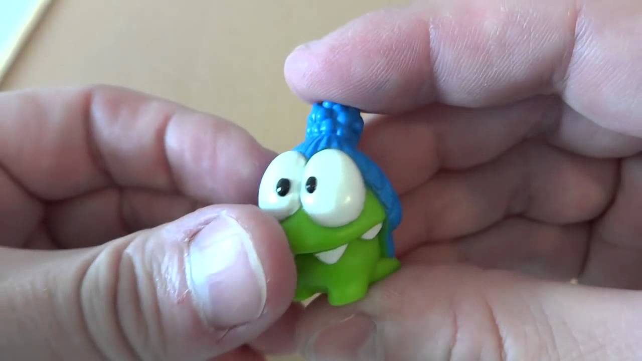 Cut the Rope Nommies Mini Figures + Surprise Gold Om Nom Toy Unboxing ...