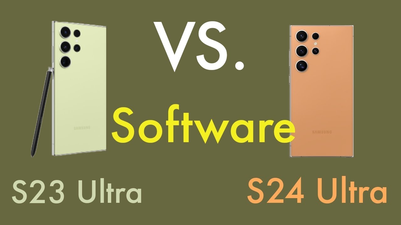 Comparativa S23 Ultra S24 Ultra Software - YouTube
