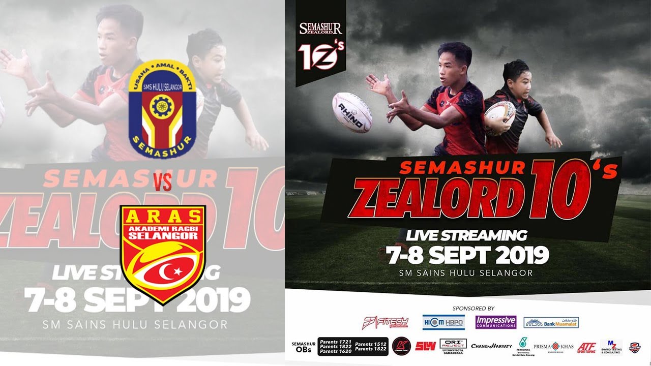 SM Sains Hulu Selangor (SEMASHUR) vs Akademi Ragbi Selangor (ARAS ...