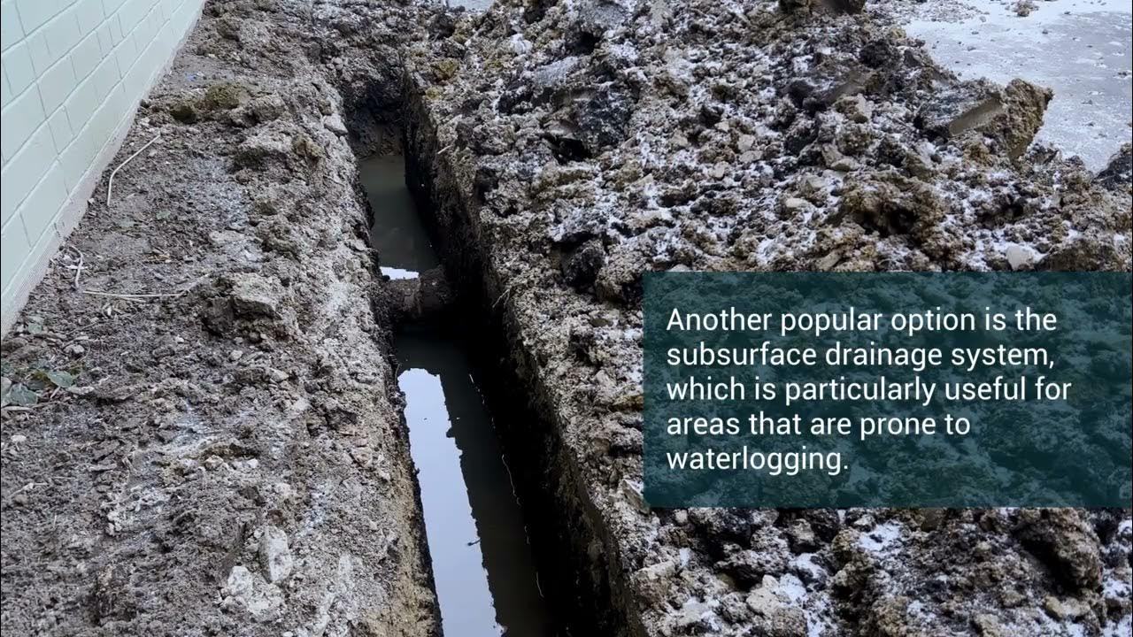 Understanding Basic Types of Residential Drainage Systems - YouTube