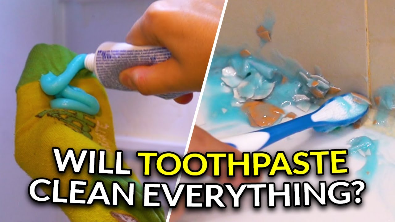 Cleaning tricks with toothpaste! 🦠 - YouTube