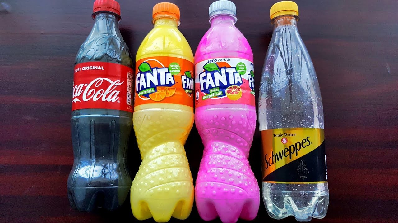 Making Slime with Juice Bottles - Color Slime - YouTube