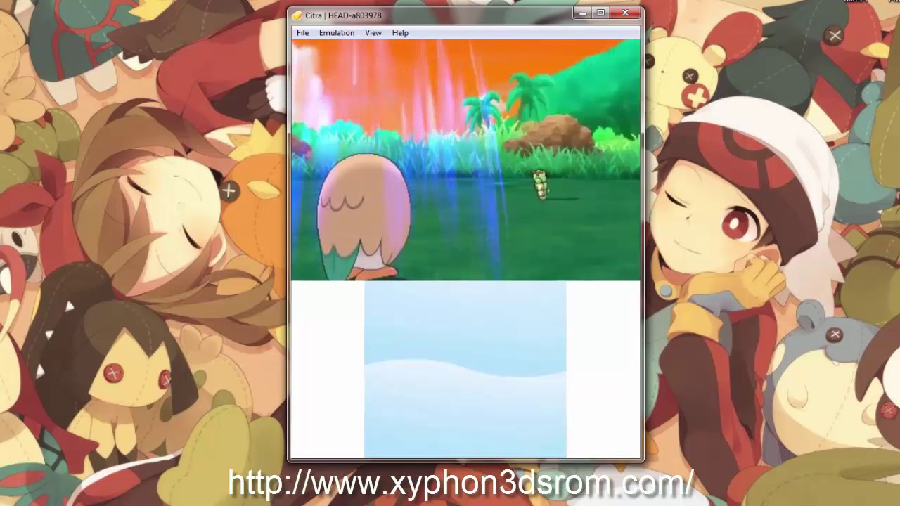 Pokémon Sun and Moon Gameplay & 3DS ROM English Download CIA - YouTube