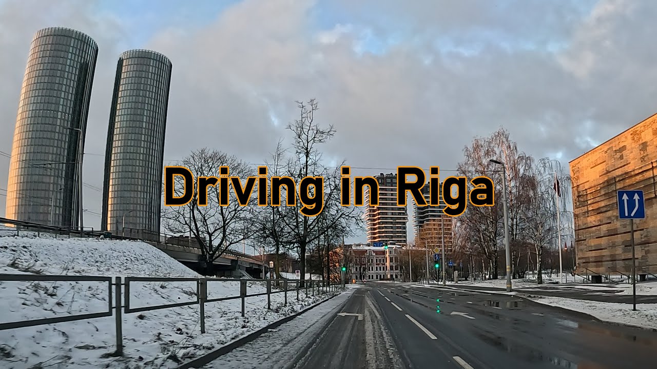 Car Driving in Riga, Latvia - December 2023 🚗 ️ 🇱🇻 - YouTube