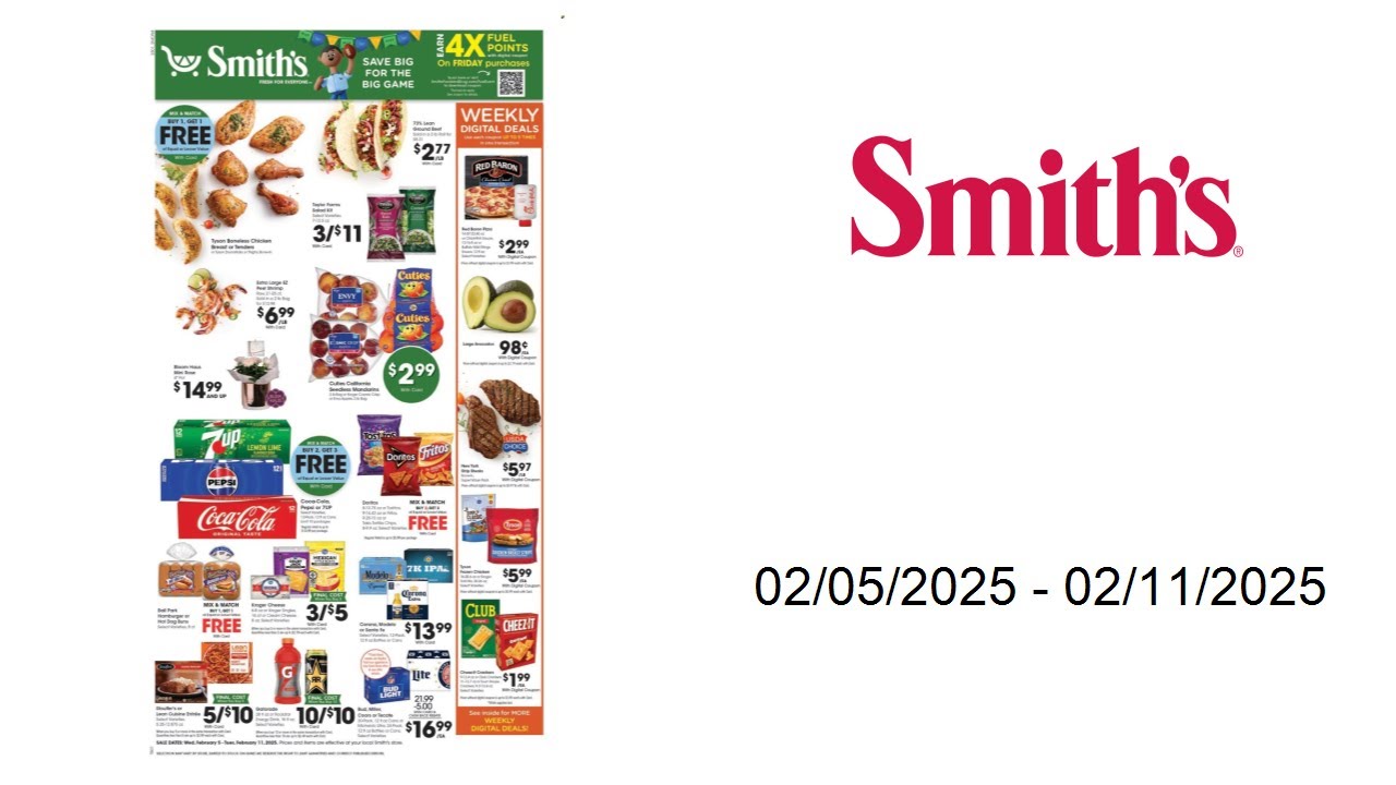 Smith's Weekly Ad - 02/05/2025 - 02/11/2025 - YouTube