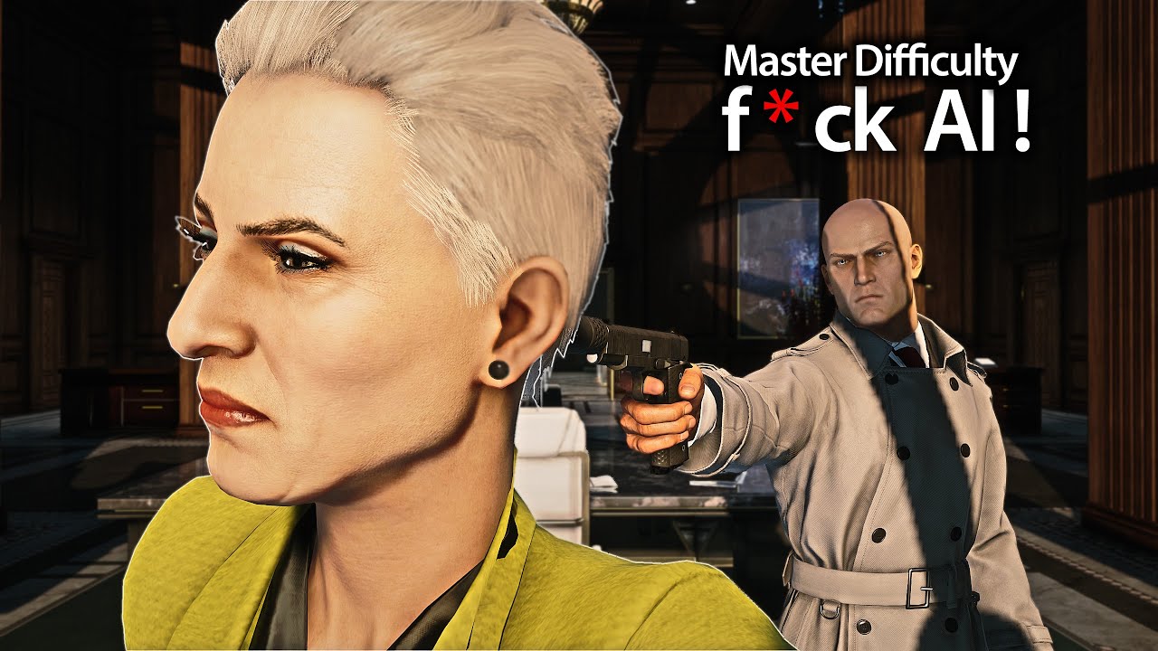 HITMAN 3 Mastering out The Bank Only with the Suit - YouTube